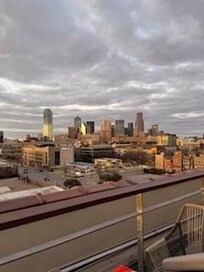 Dallas skyline rooftop bar