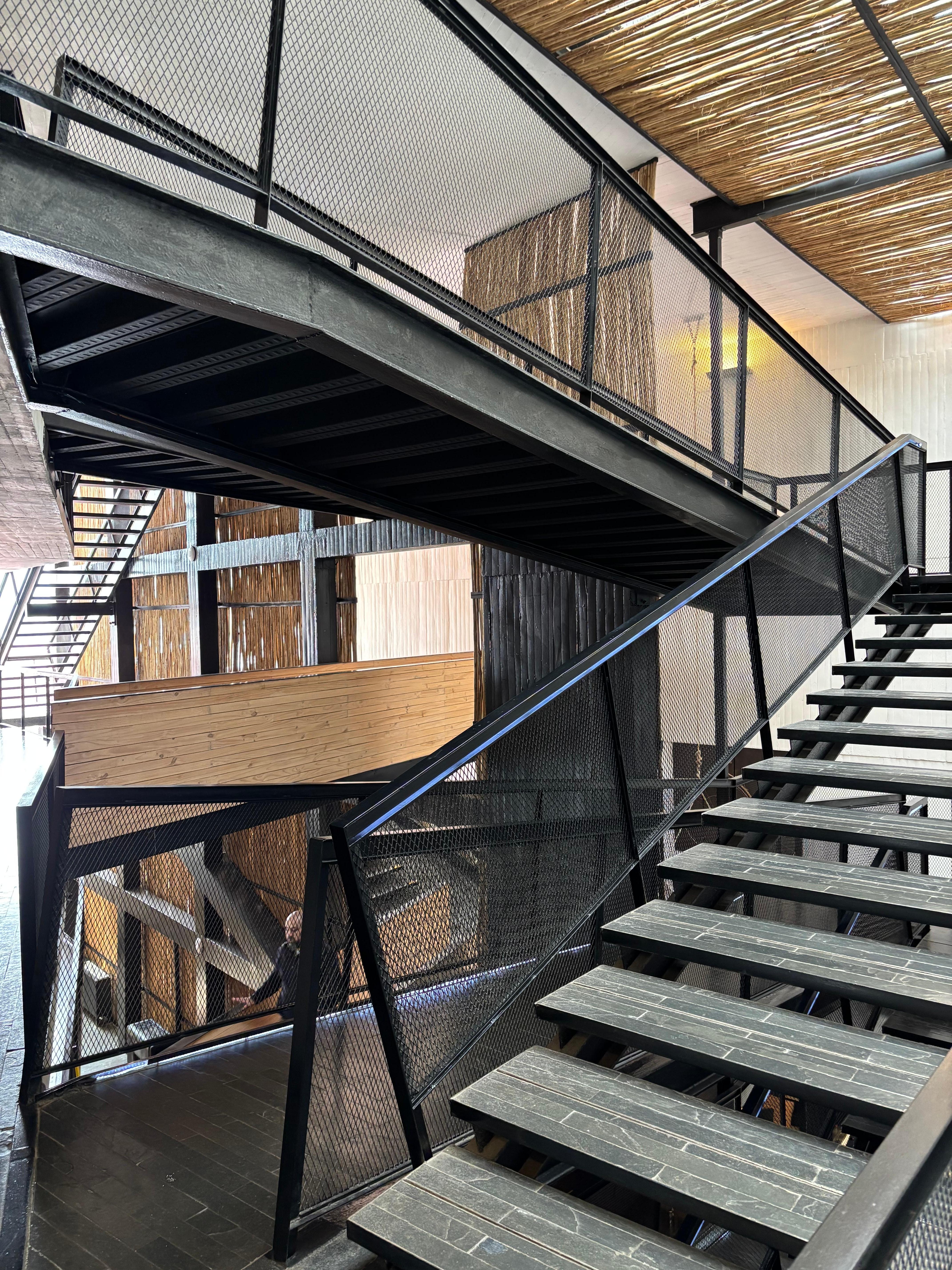 Centre hallways and stairwell