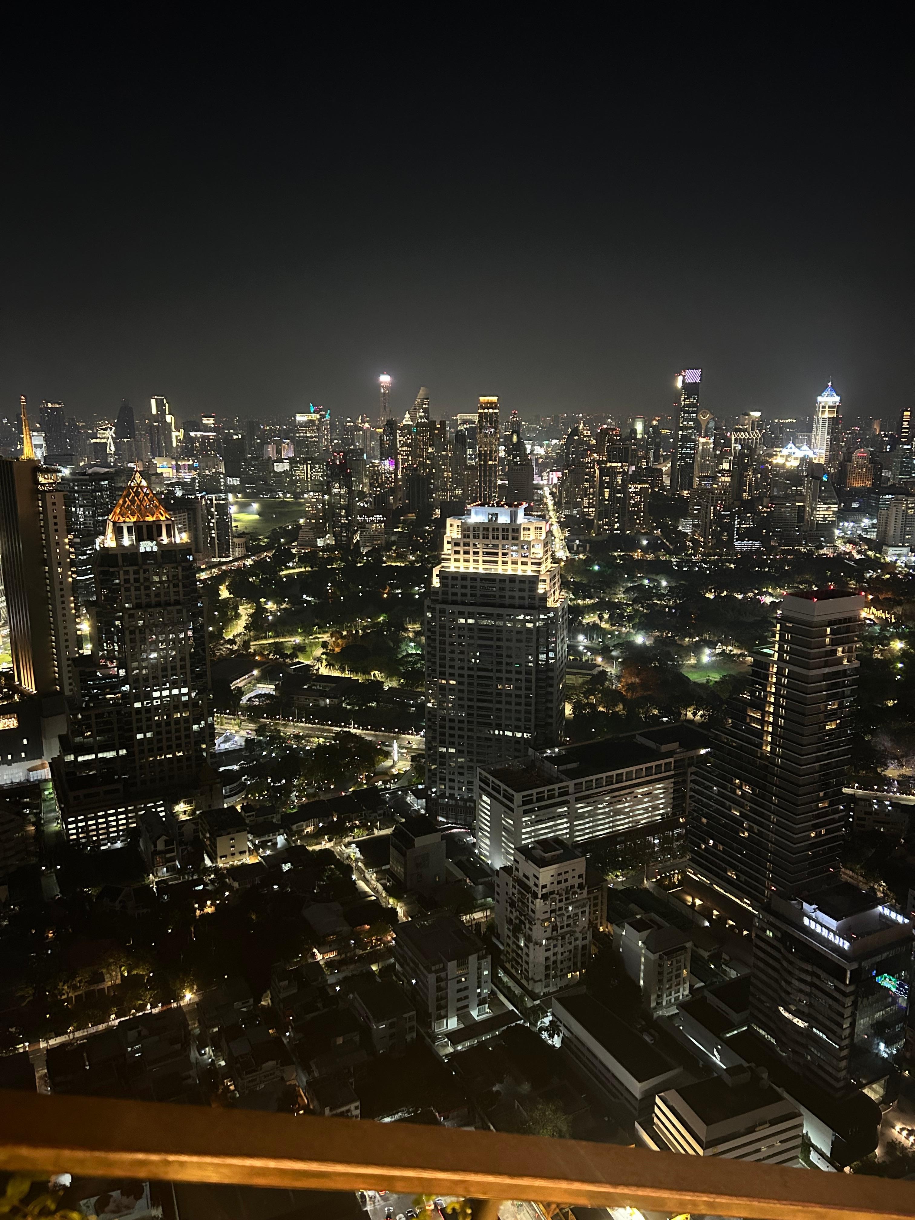 View from Vertigo restaurant on the roof.