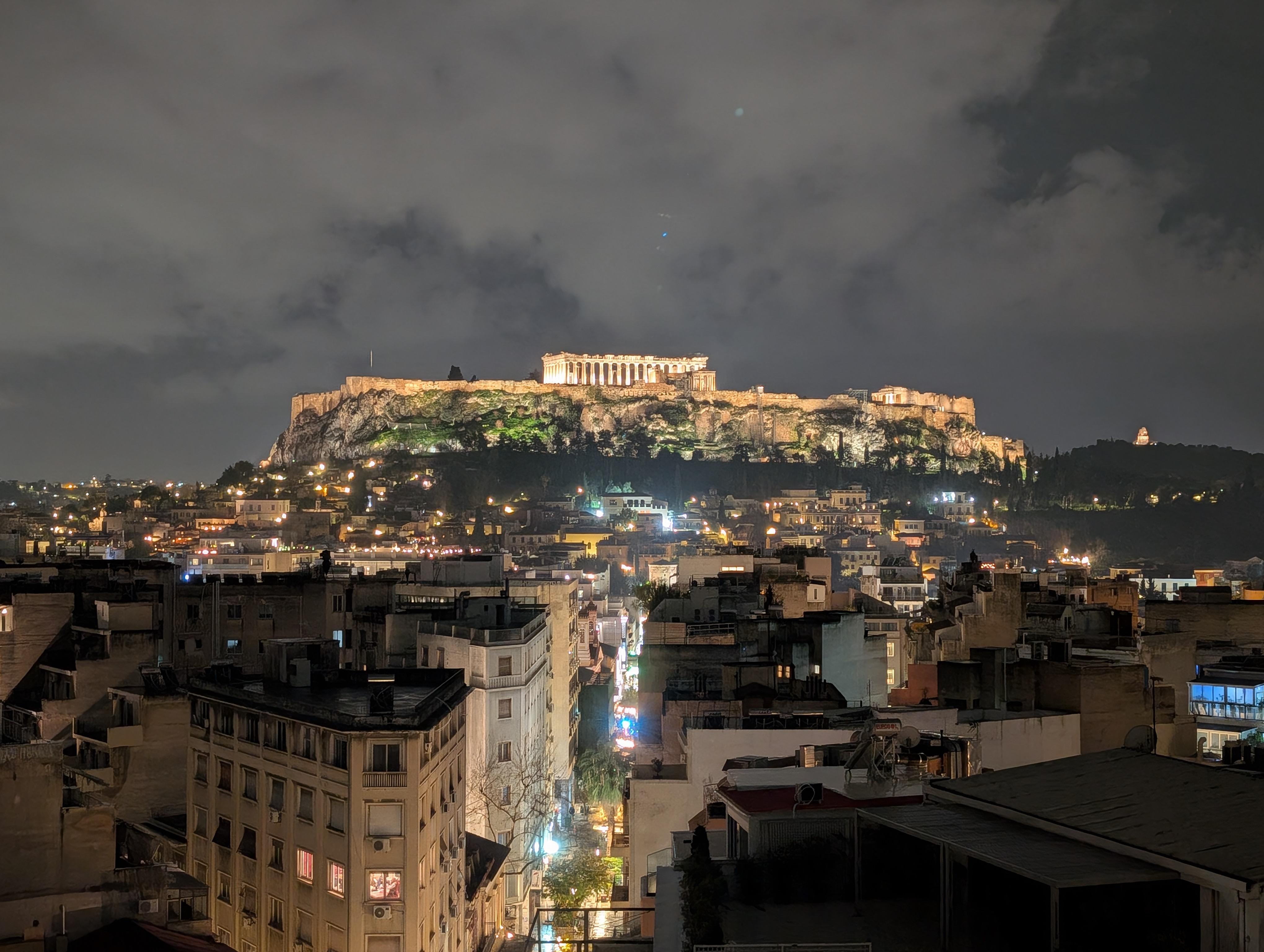 View from the rooftop terrace