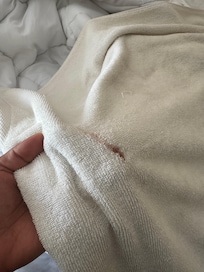 Towels given like this