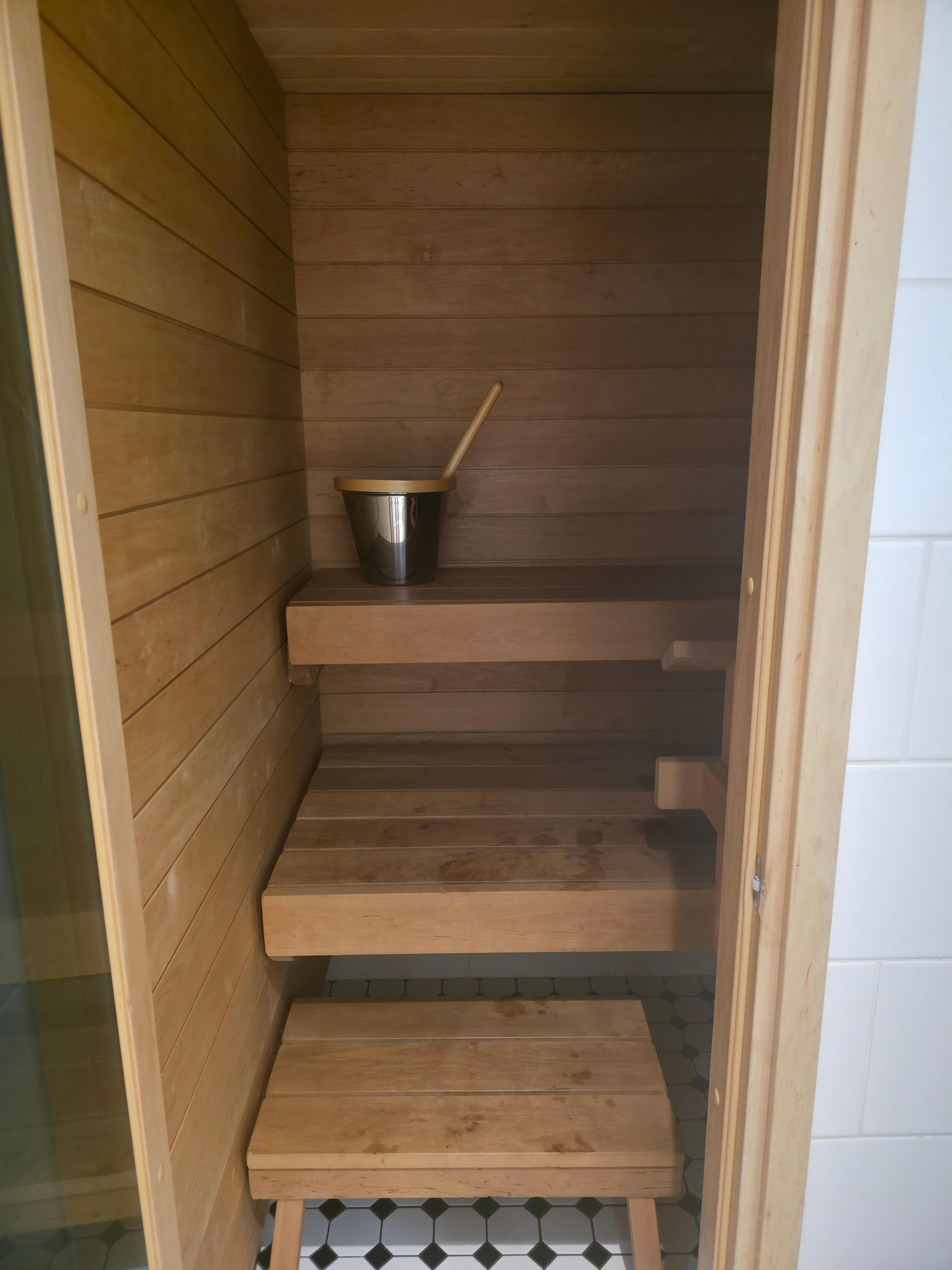 Sauna in room