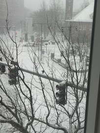 From my window as the storm was in progress.