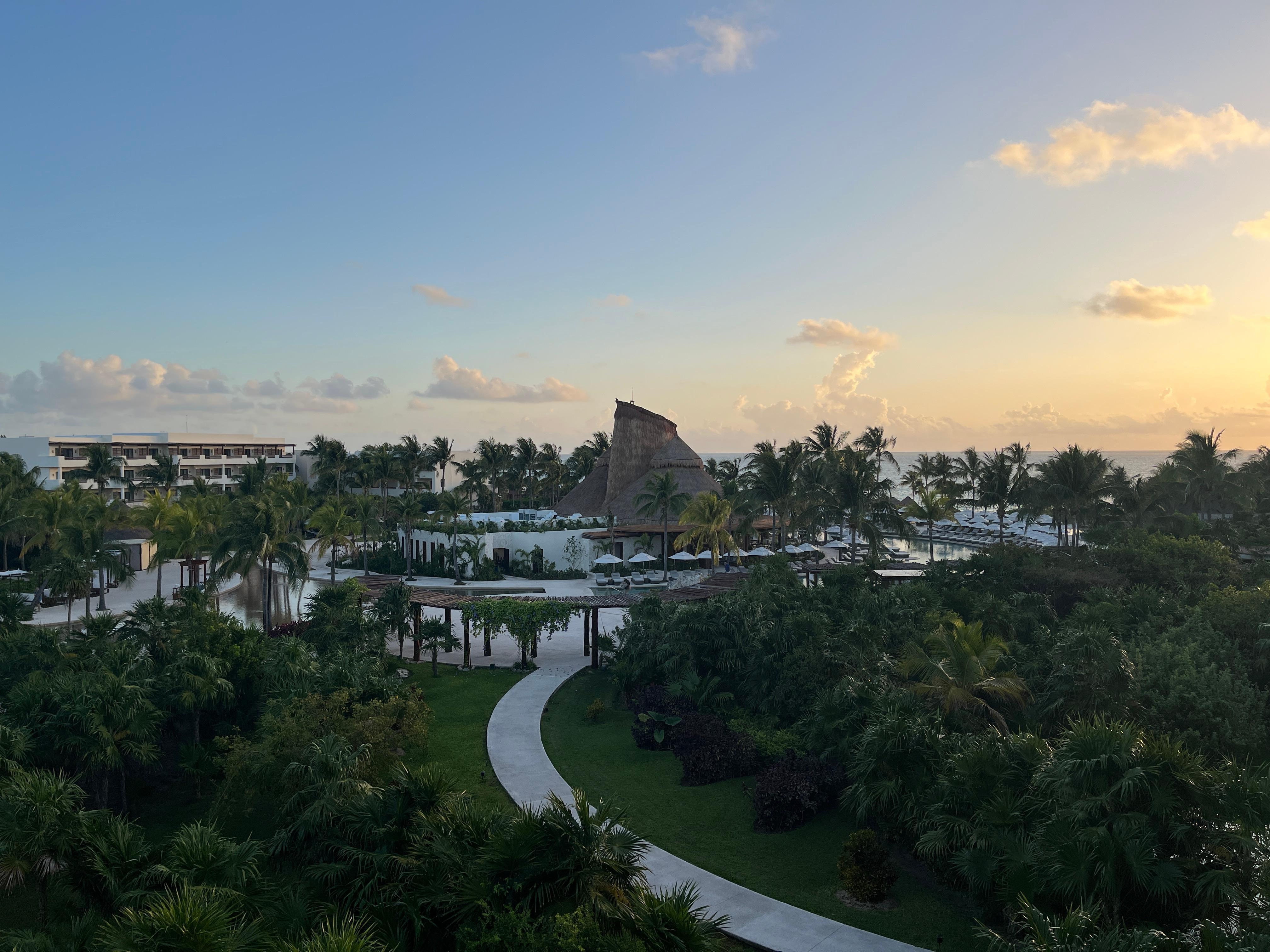 View from the room. Ocean view