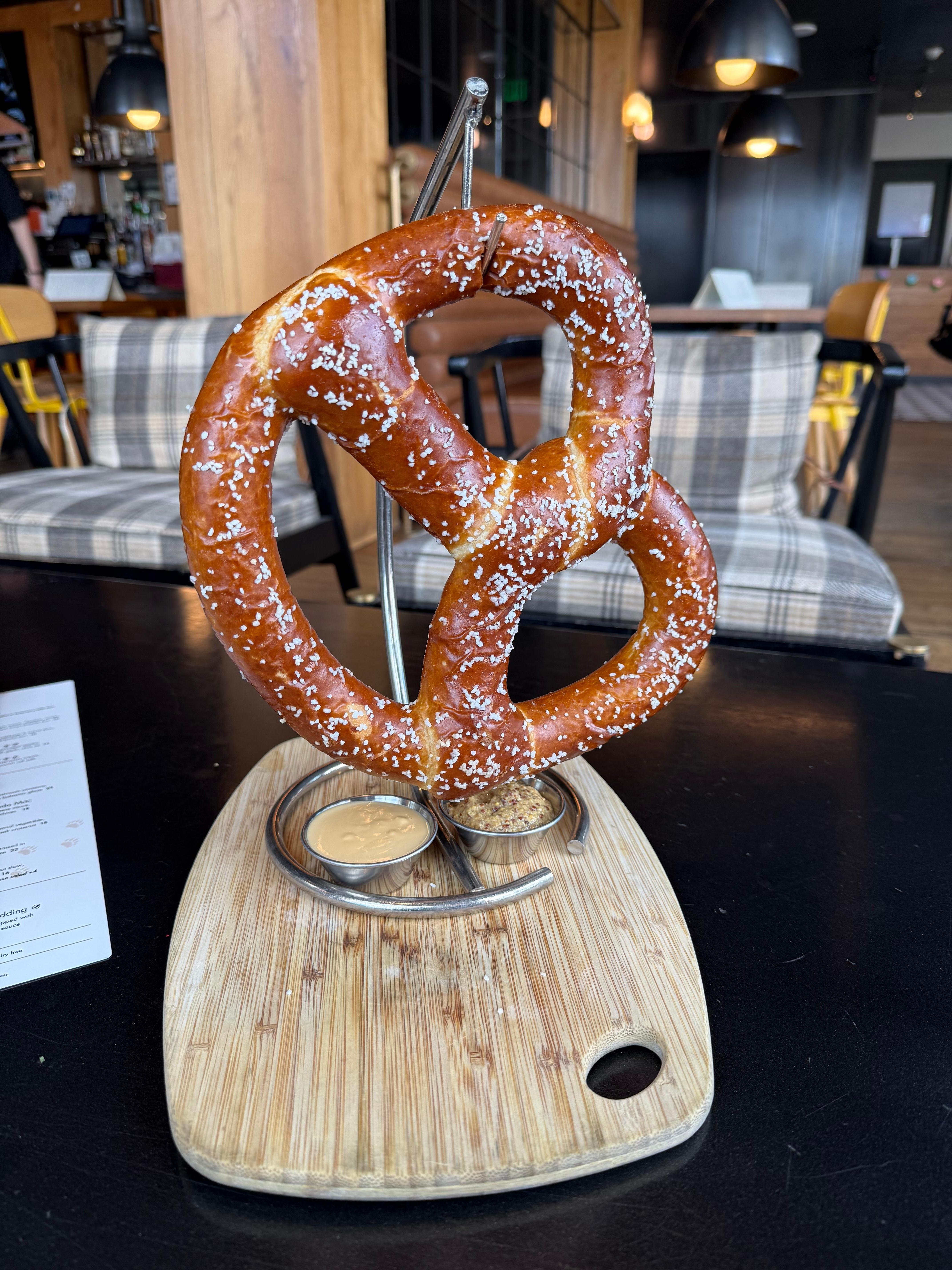 Pretzel appetizer