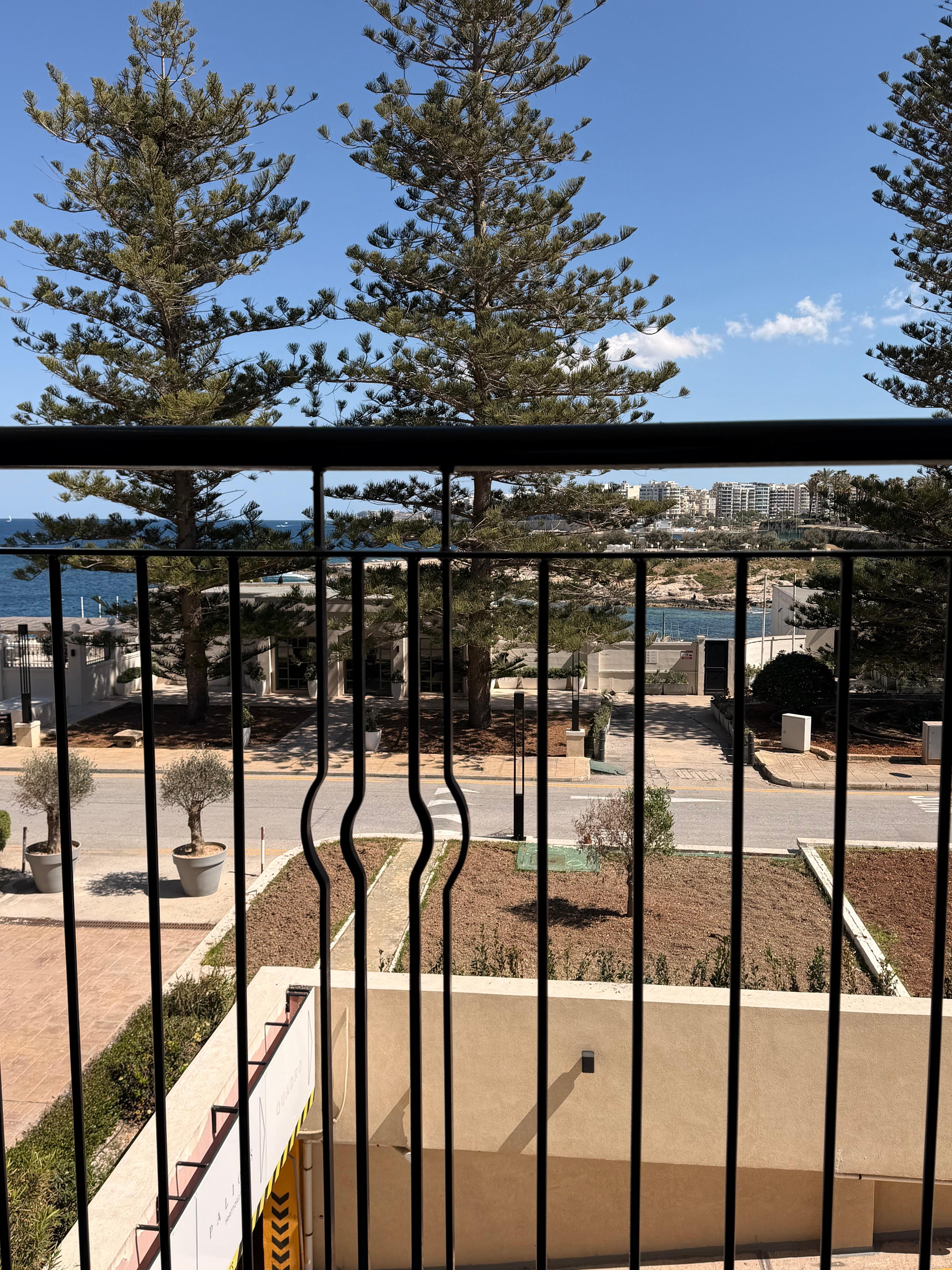 The view room from the deluxe ‘sea view’ room