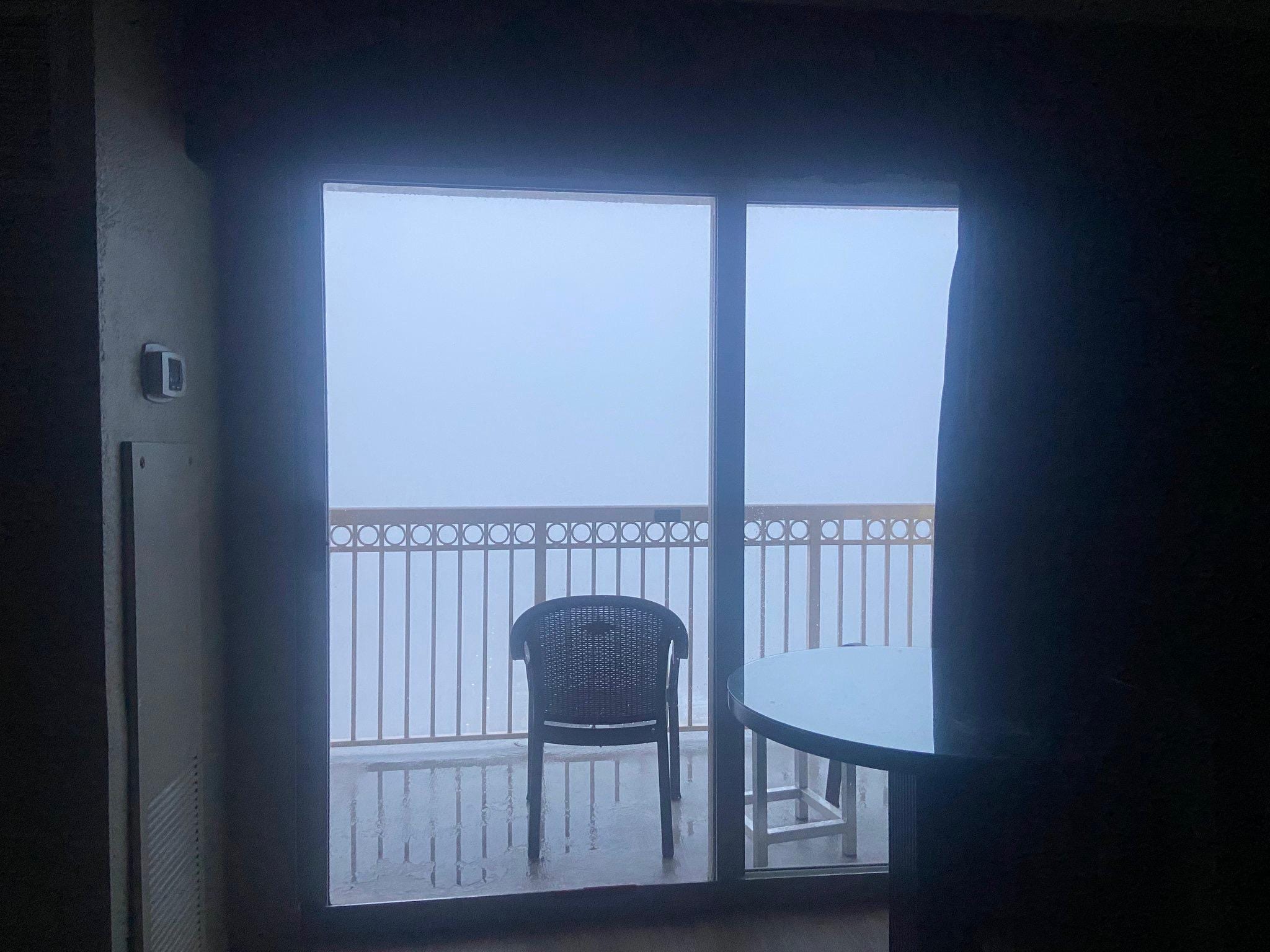 Check the forecast before upgrading to a room with a view