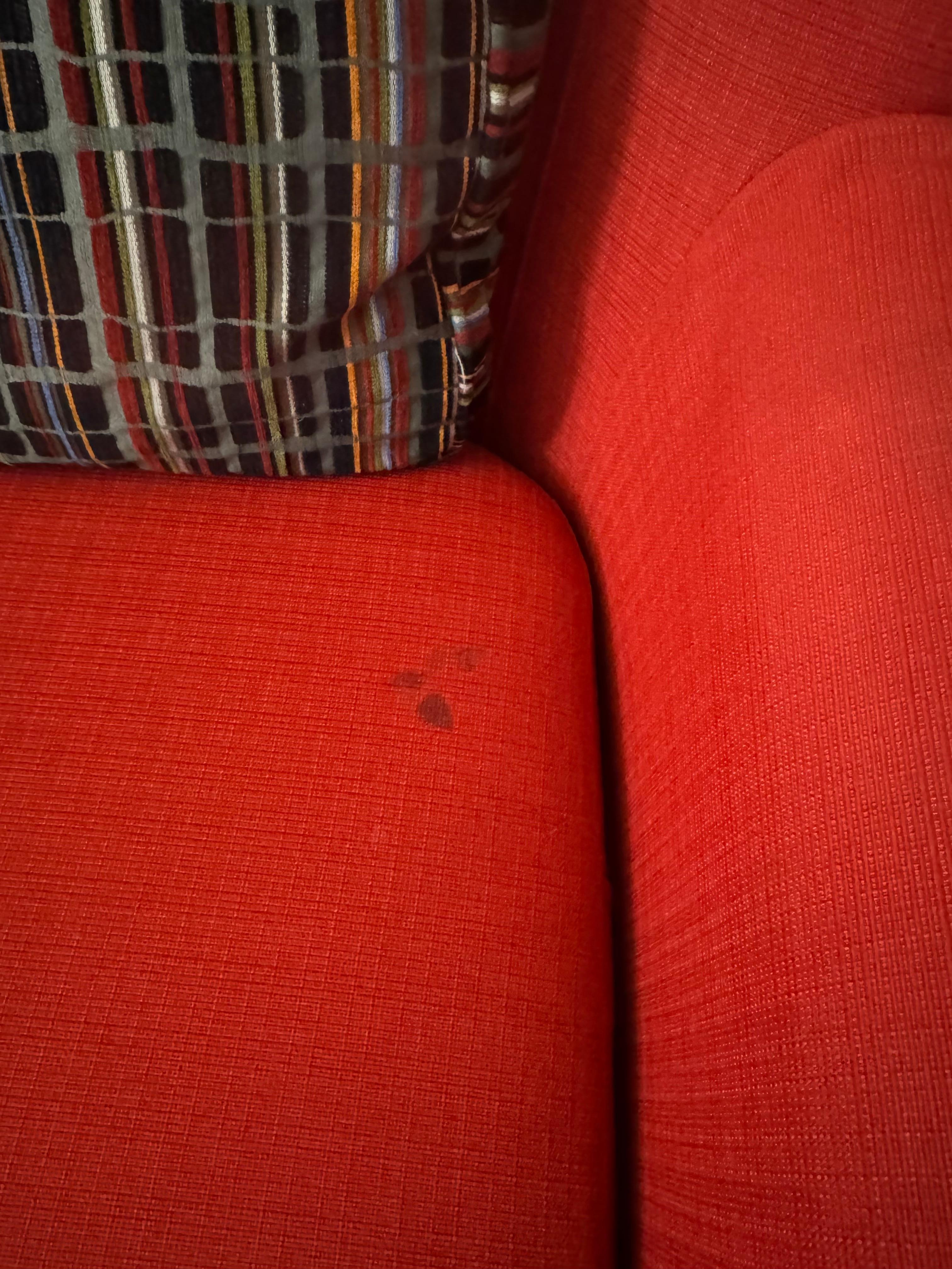 Stains on the couch. First thing I see when I walk into the room