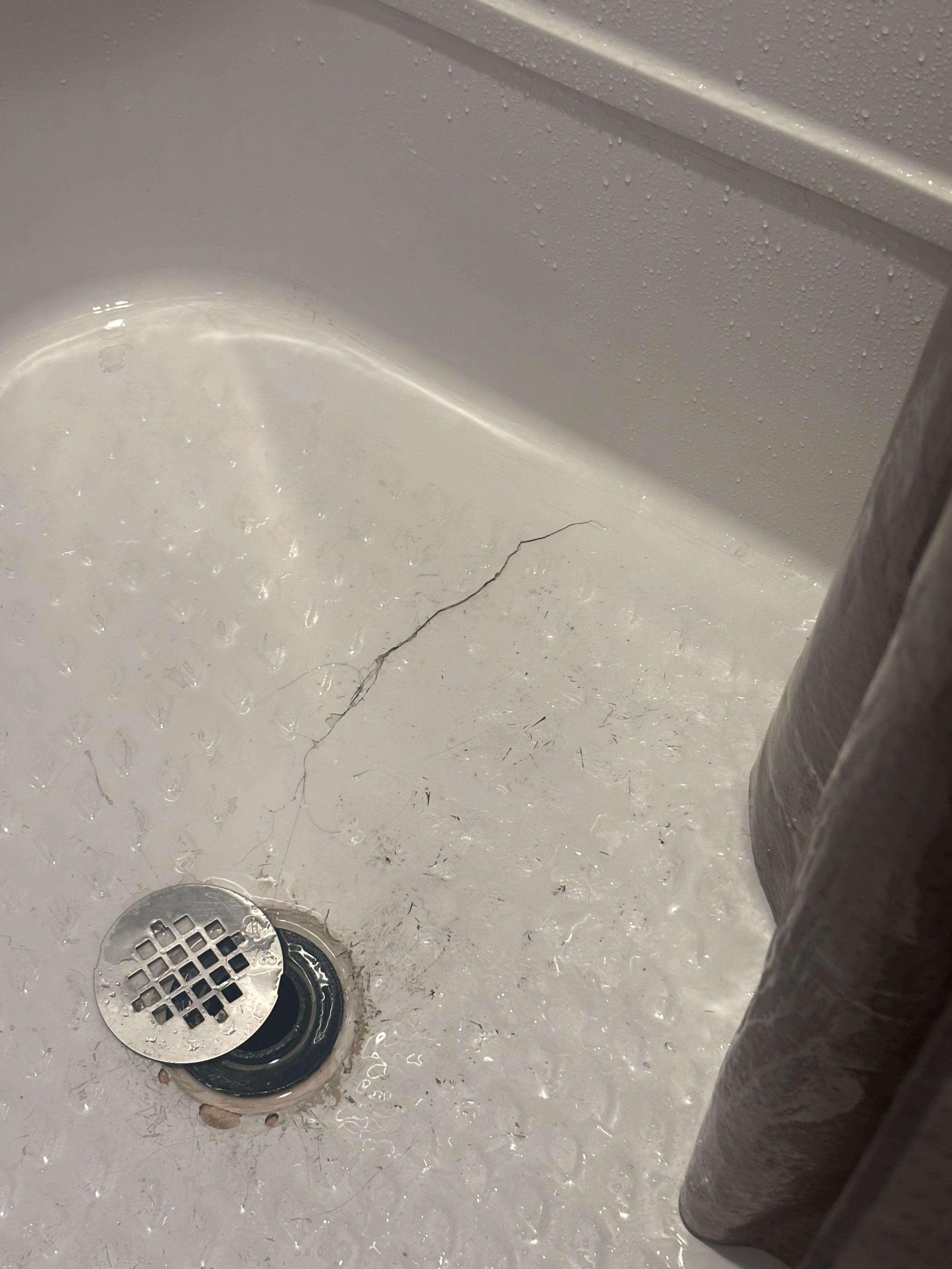 Broken shower