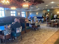 Good morning dining room was pretty busy