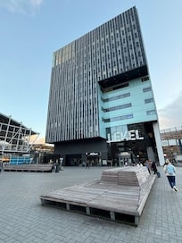 Located next to the station