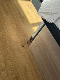 Chipped away foundation