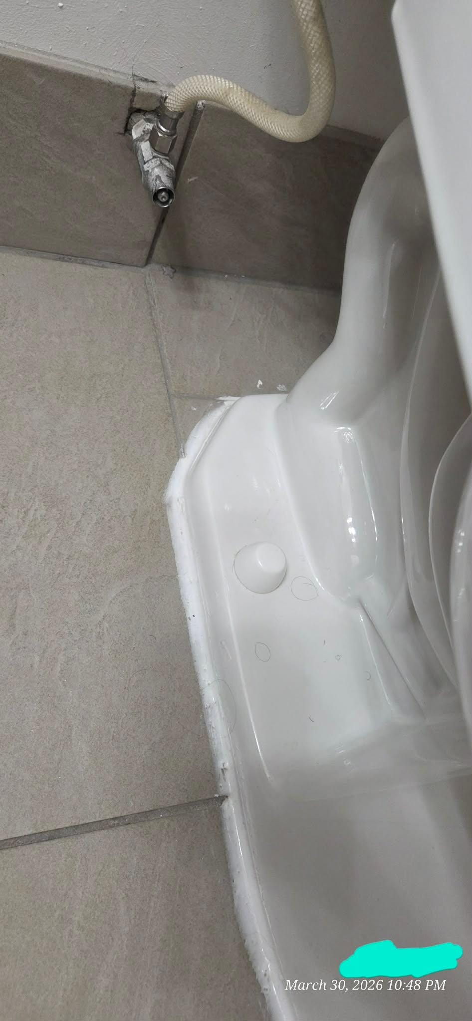 Bathroom floor upon arrival had hairs including at the base of the toilet. Should have been swept but wasn't.