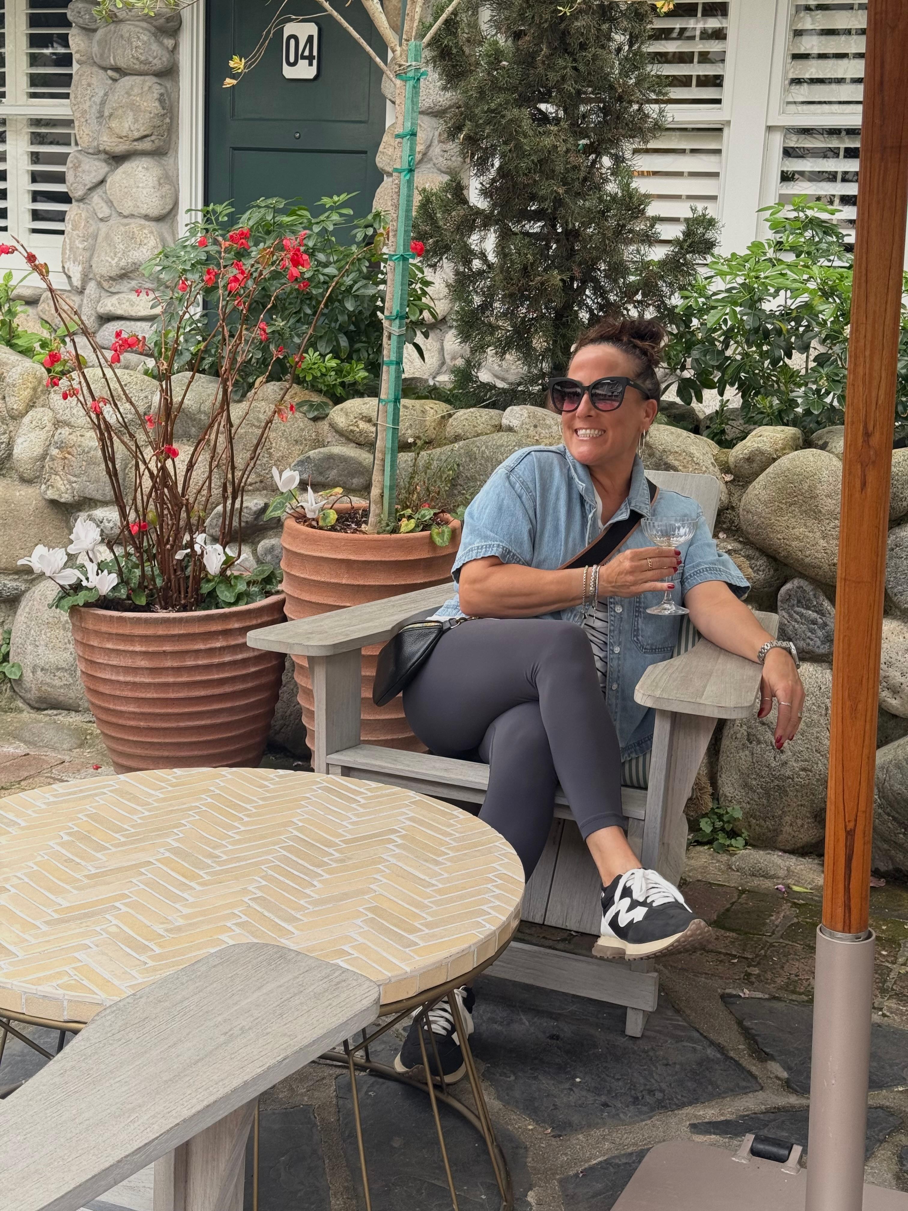 They greeted us with bubbles! 