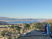 Walkable overlook view of Lake Mead.