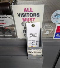 They leave a note and your key OUTSIDE FOR ANYONE TO ACCESS!!! UNSAFE!