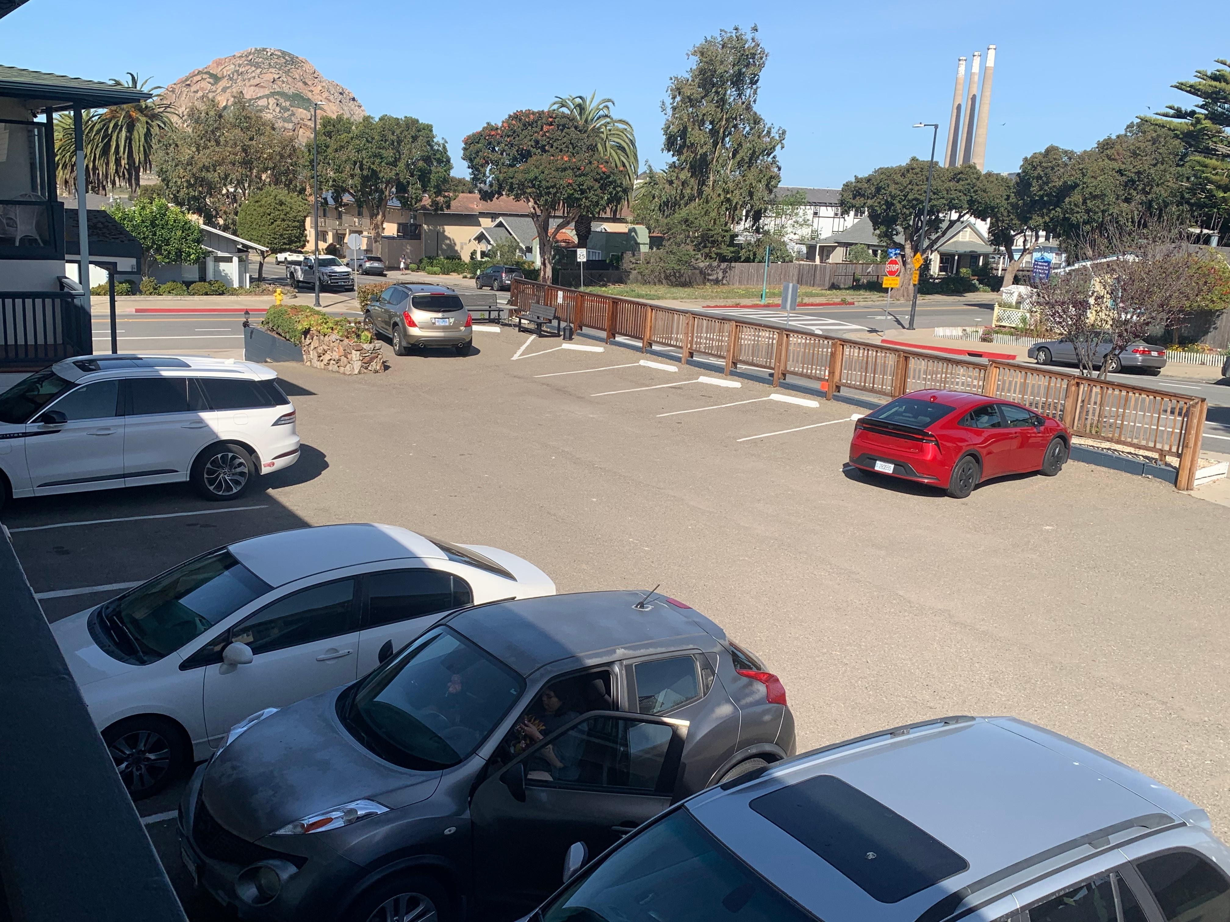 View from second floor room. Morro rock in the distance.