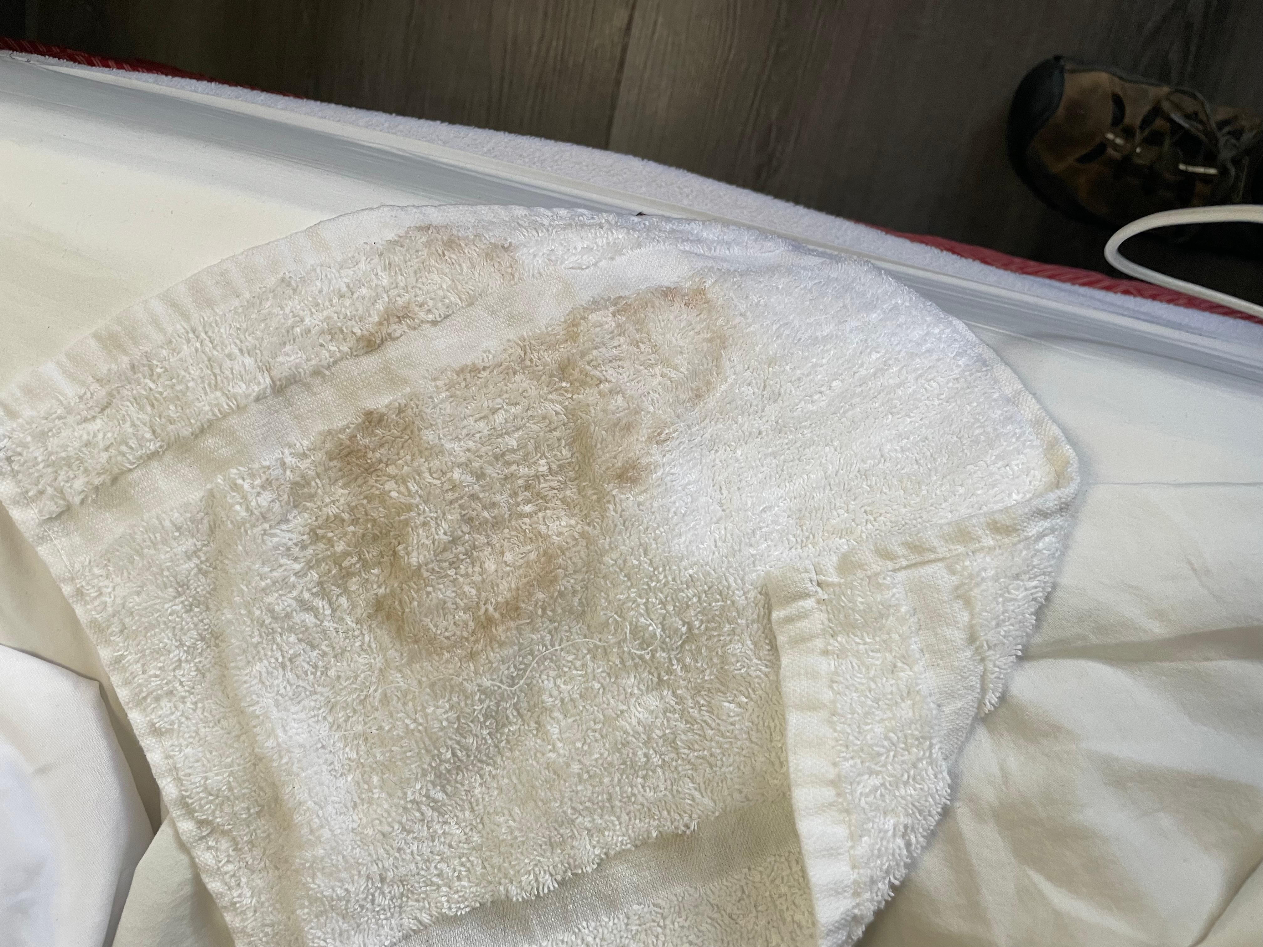 wash cloth after one swipe on the floor