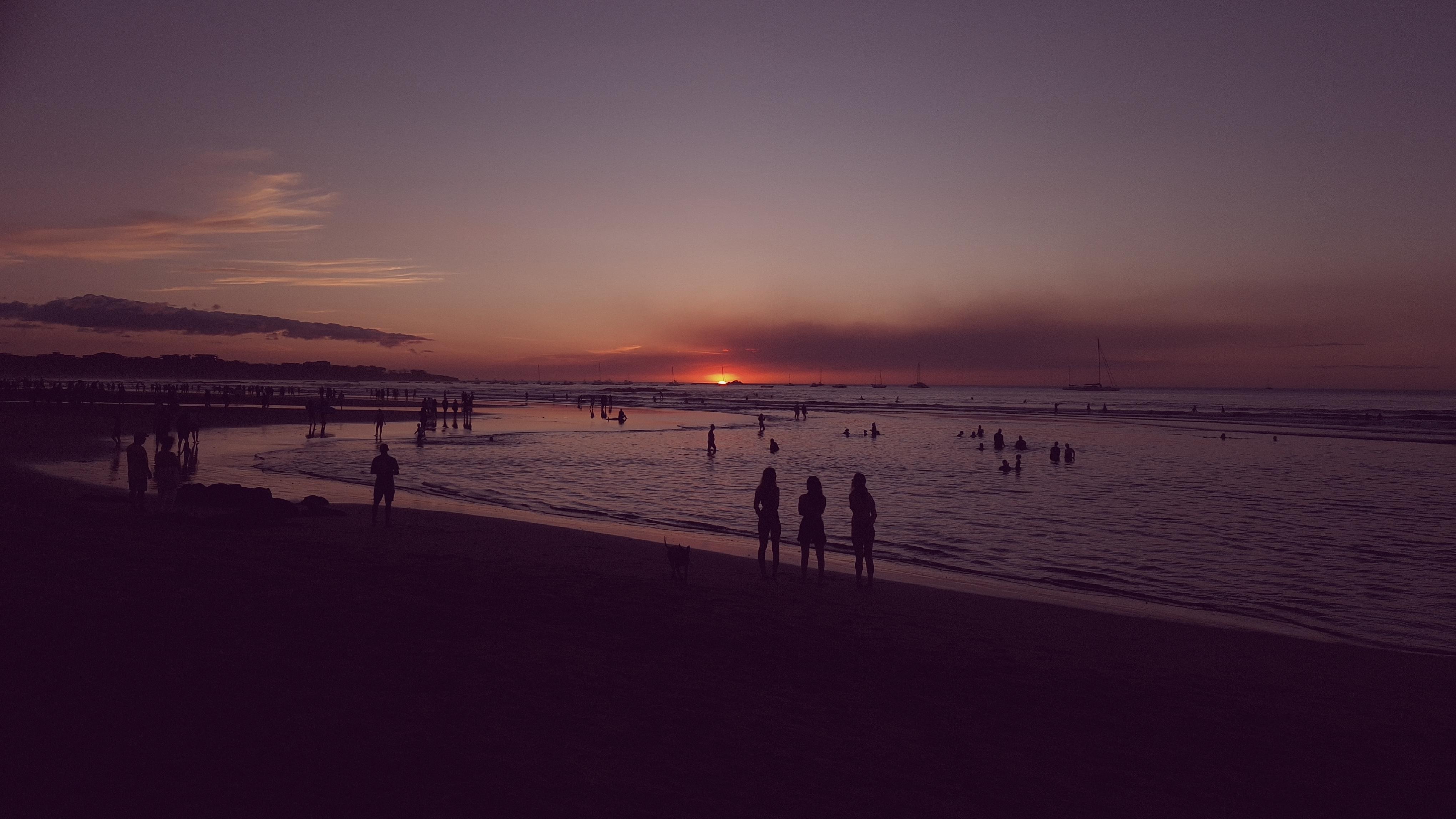 Sunset in Tamarindo beach