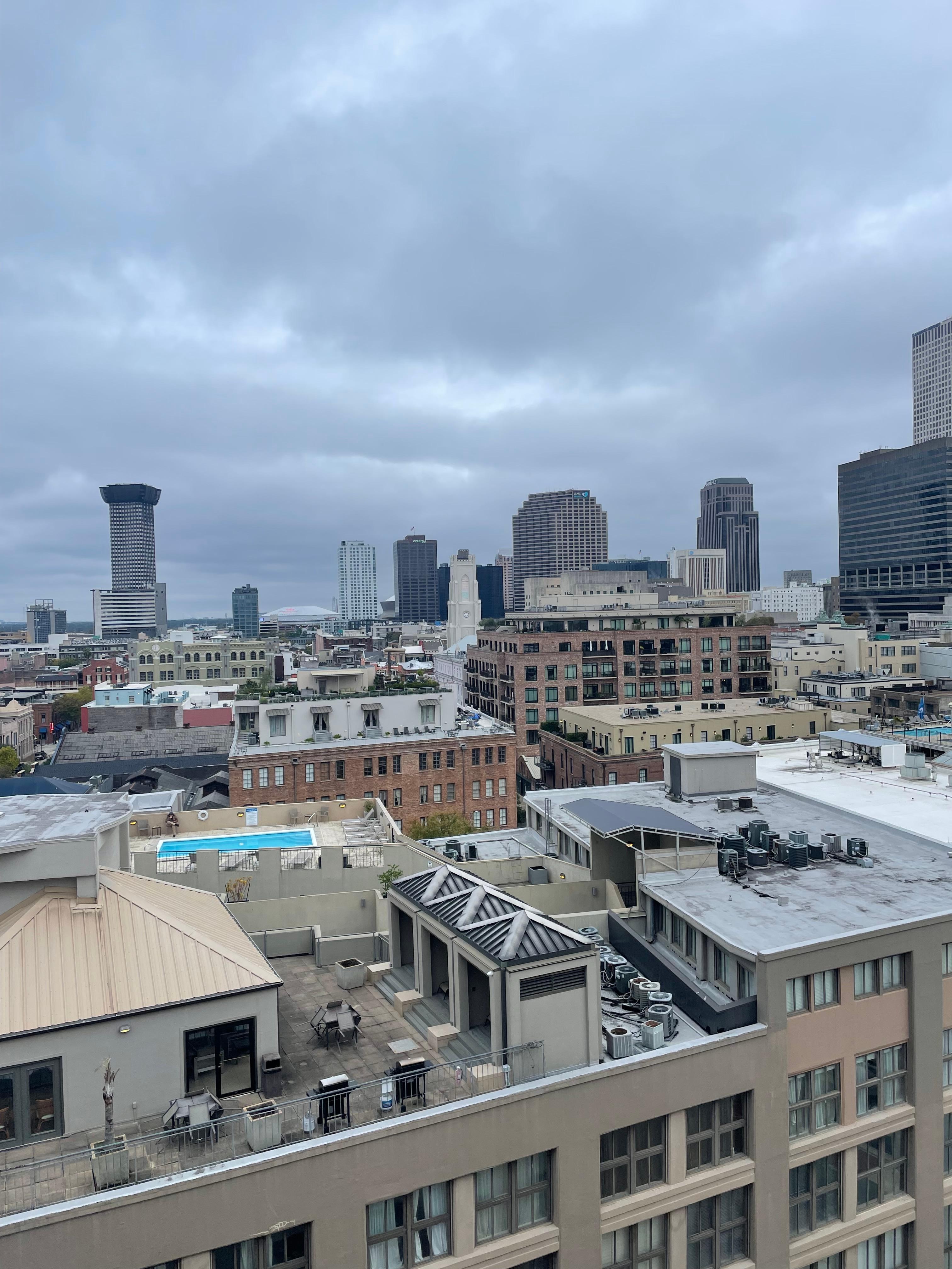 View from the 11th floor balcony 