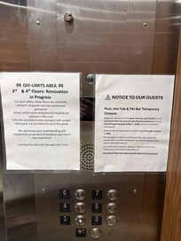 Was not told before booking about the construction.