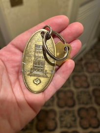 The actual key versus key card was a nice touch an attitude to the historic charm.