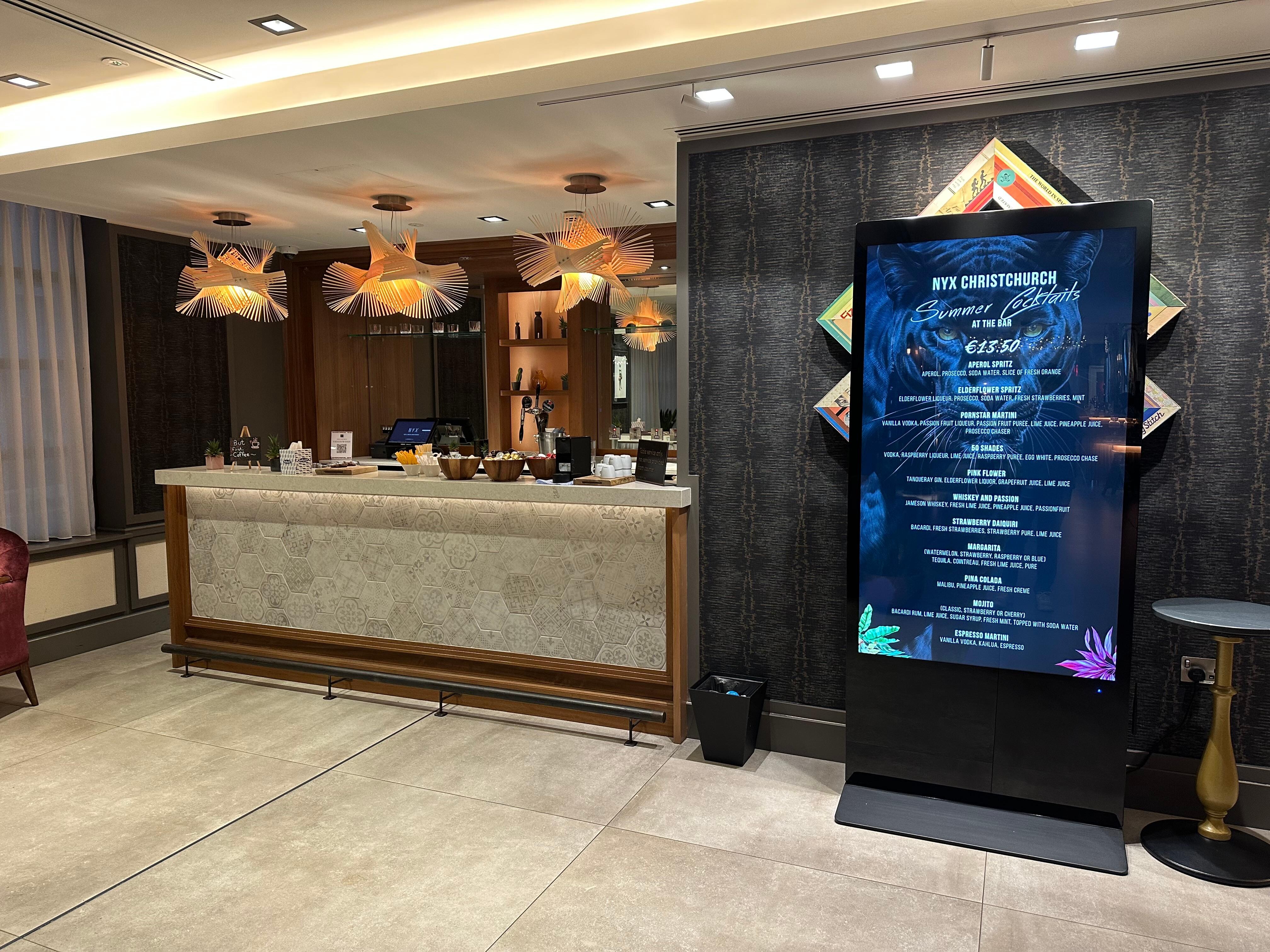 Front lobby coffee station 