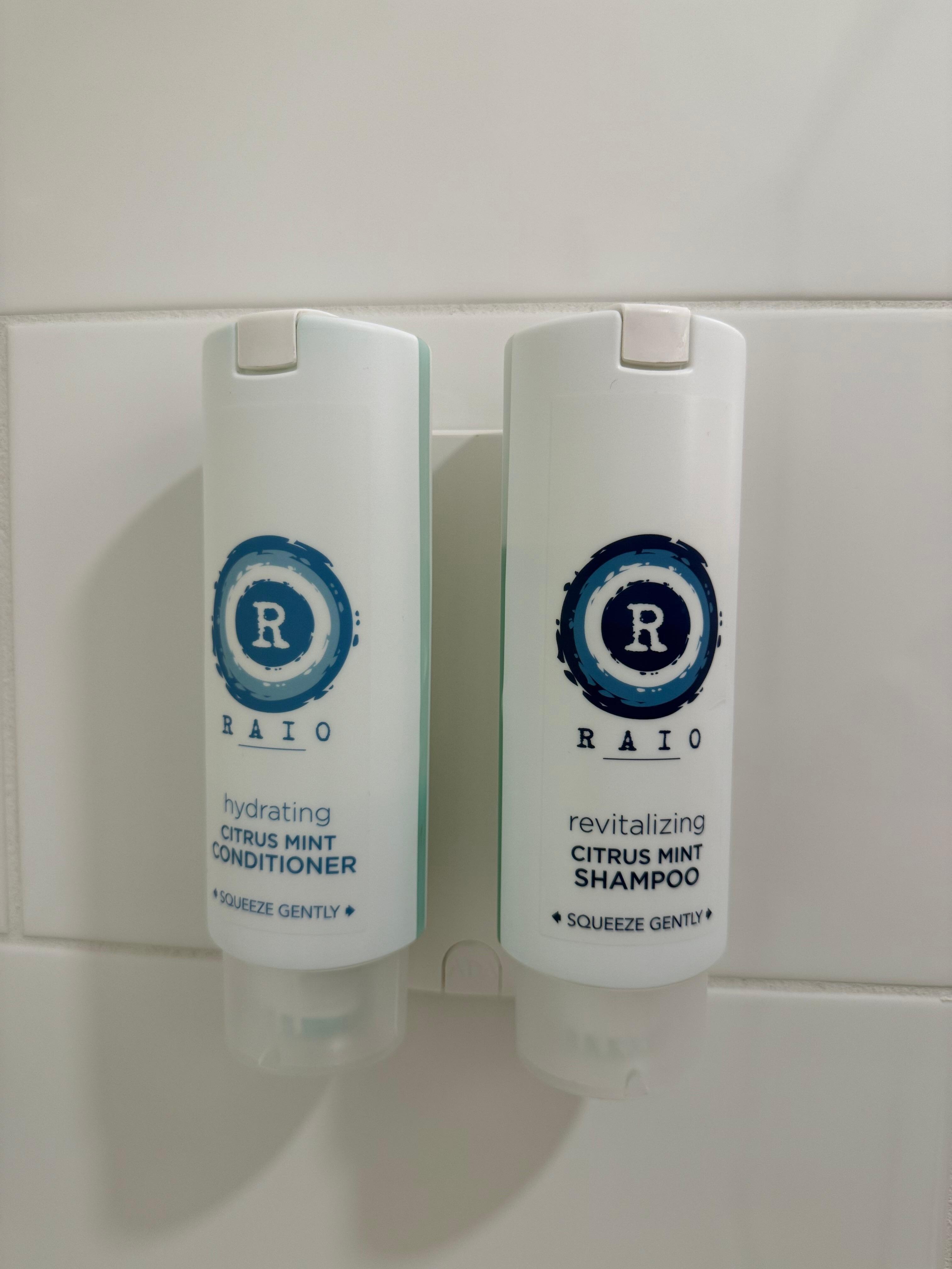 Shampoo and conditioner 👍 great for next time no need to pack any :)