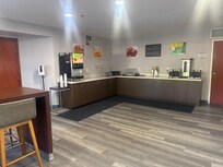 Buffet style breakfast