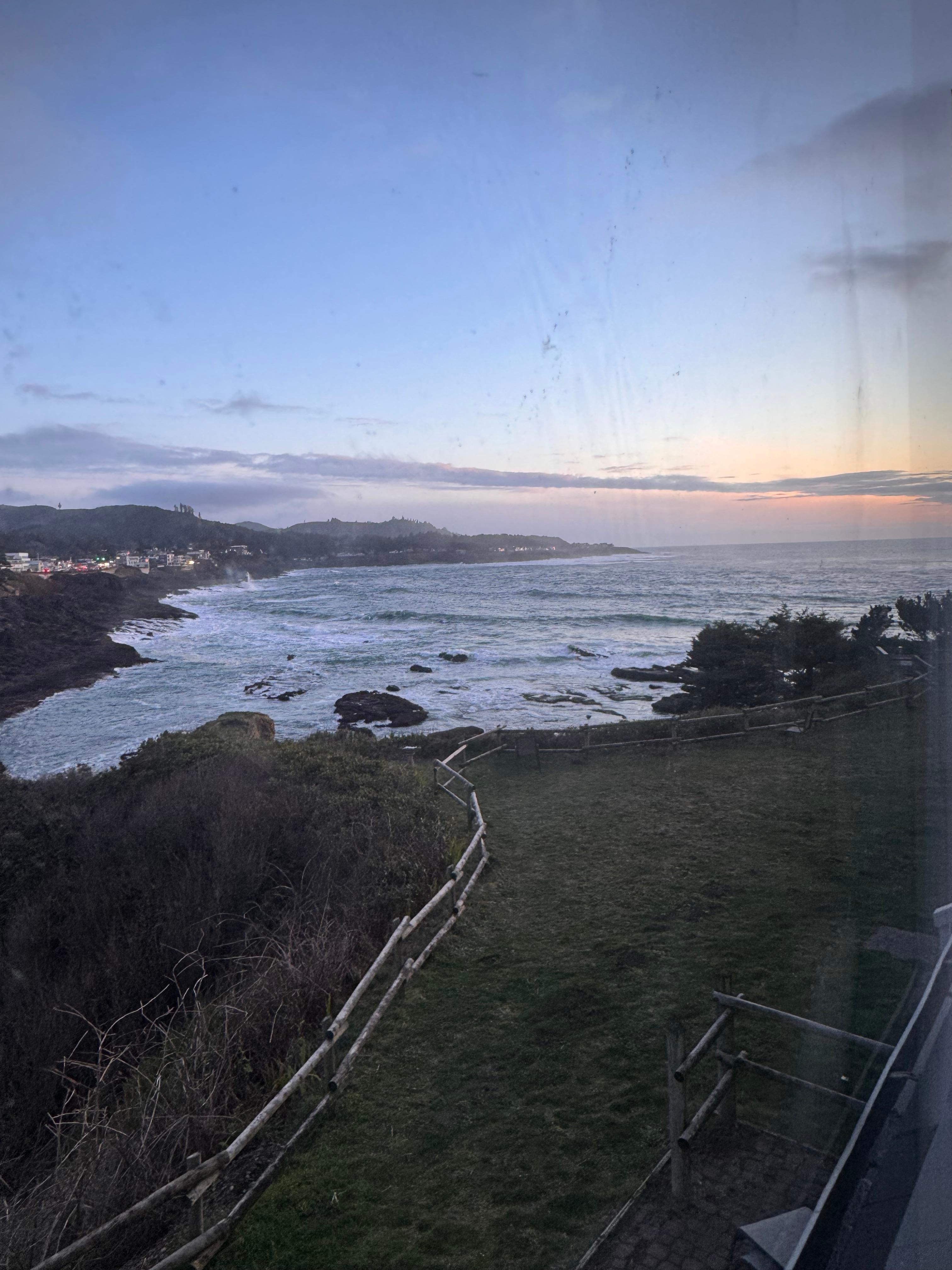 Sunset from our room