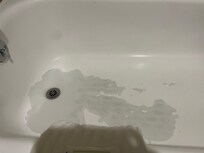 Paint completely peeling and chipping.