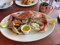 2lb Dungeness Crab at Rock Fish on Fisherman’s Wharf