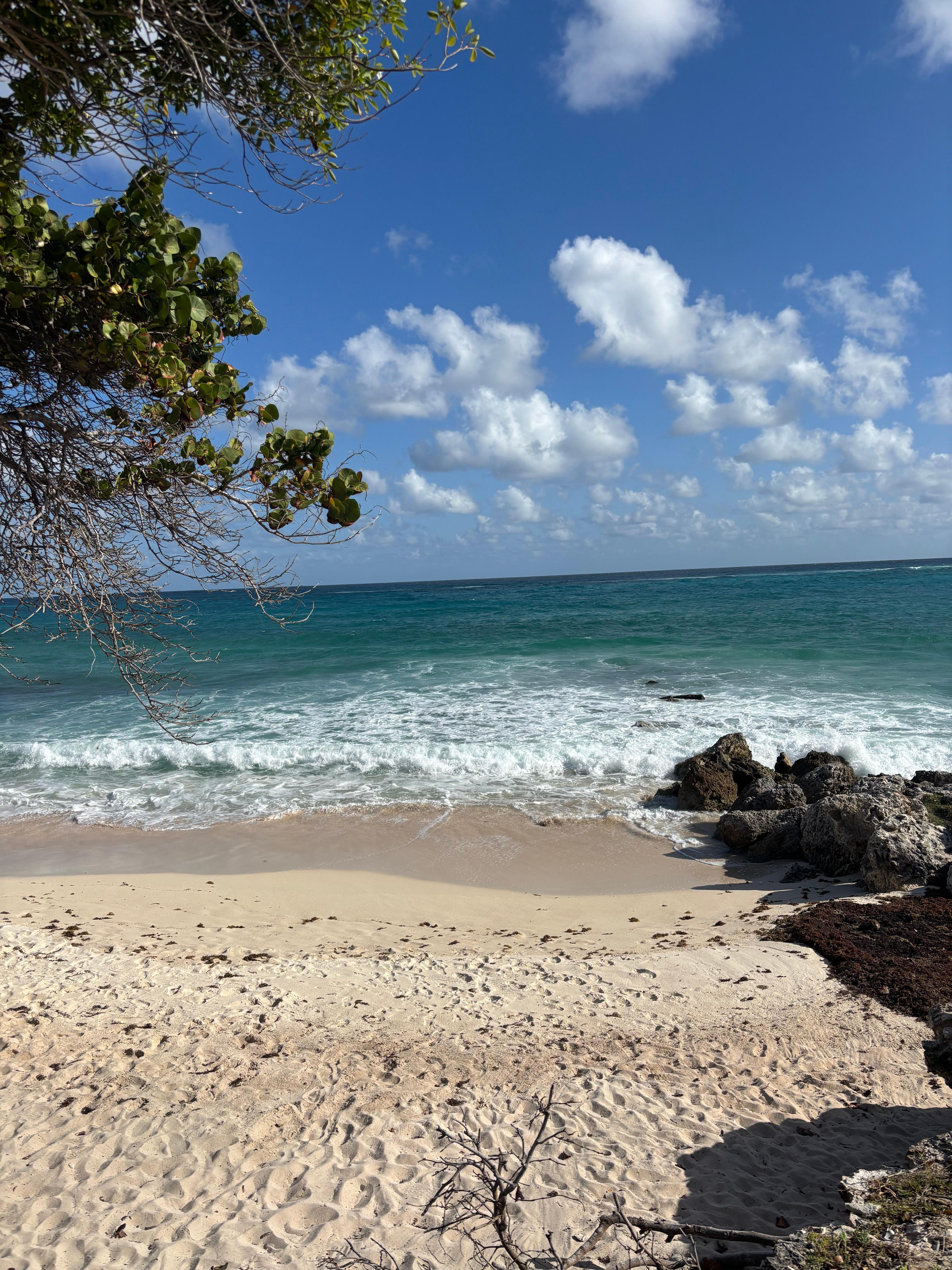 Little beach to walk to