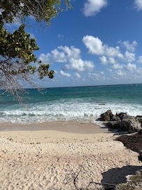 Little beach to walk to