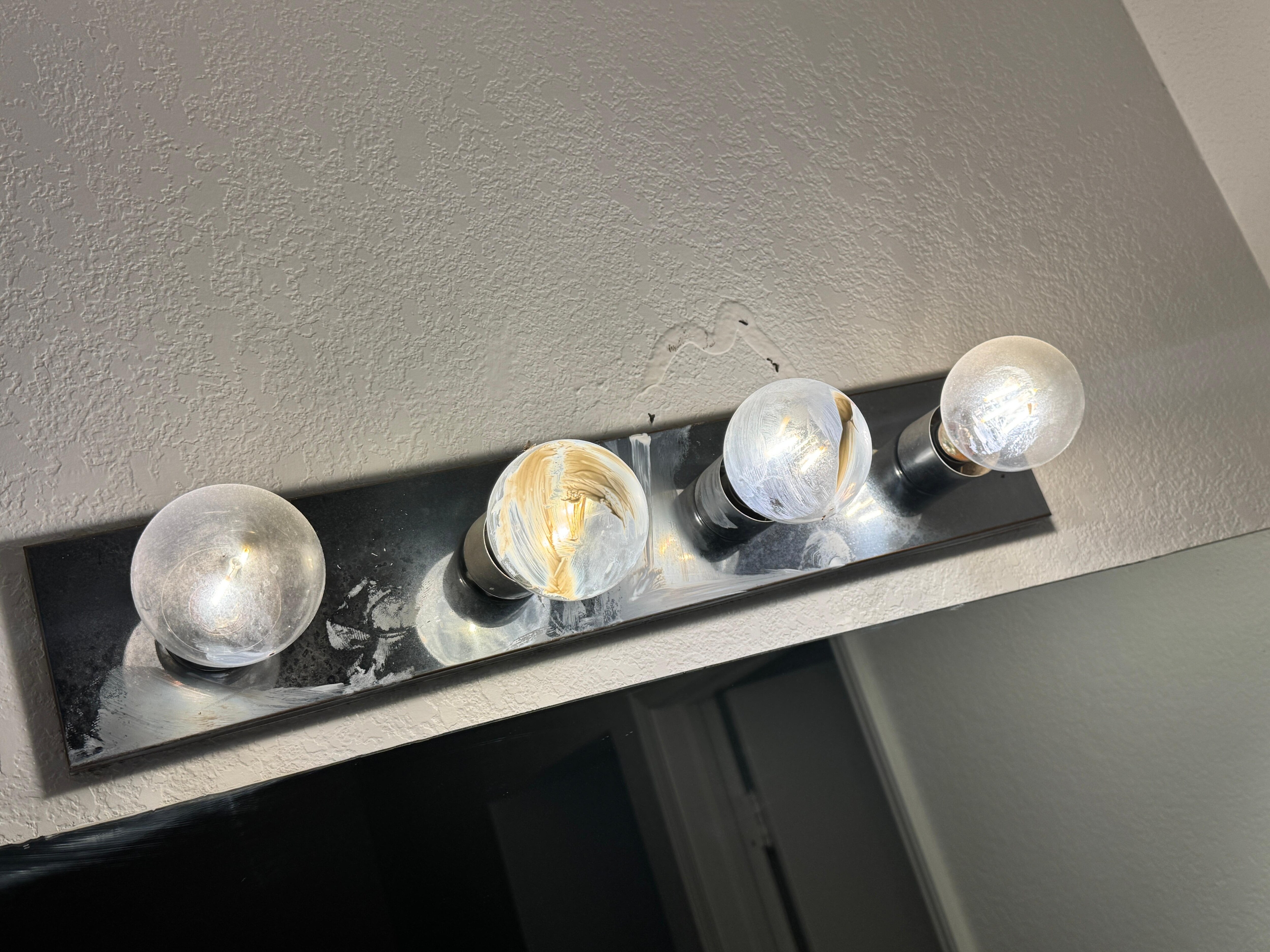 Disgusting mess, heated paint makes toxic, odorless fumes