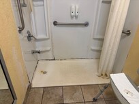 This was the tub, with dripping faucet