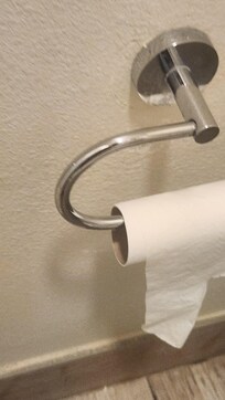 rusty paper handle/replaced