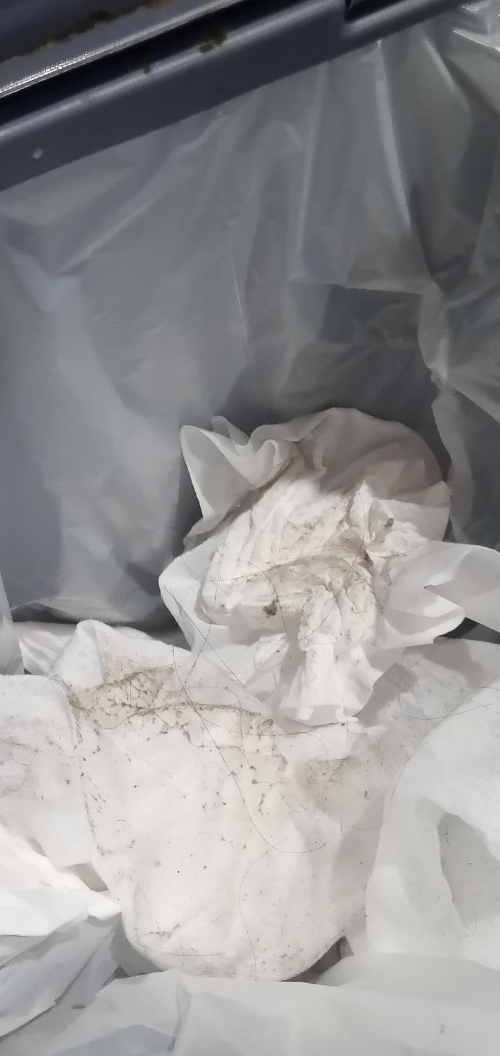 LEFT OVER HAIR & DIRT