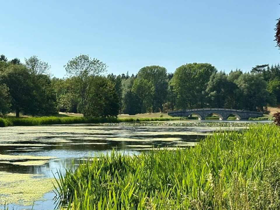 Views on the community walk across the road. 