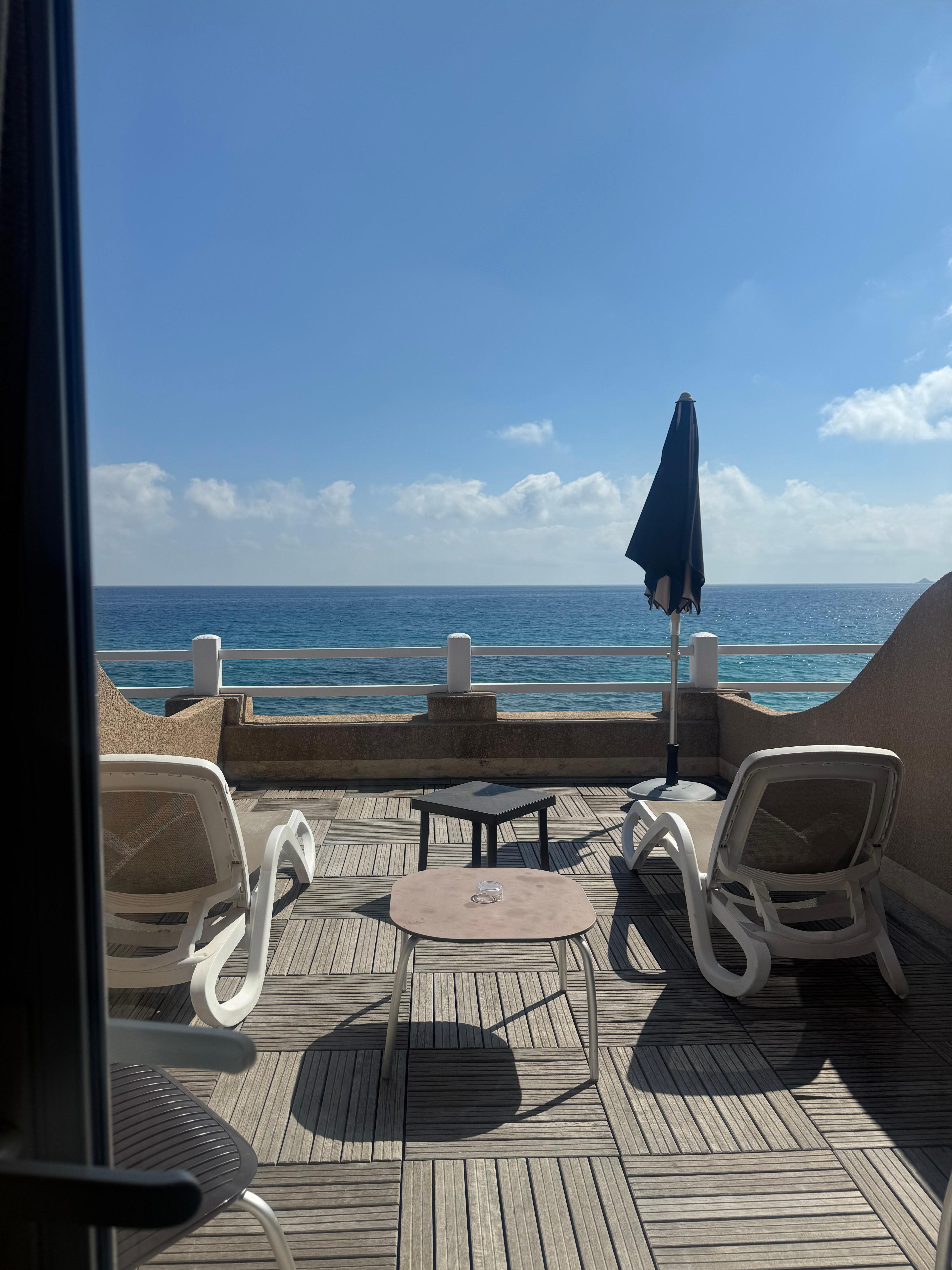 View from the room. 