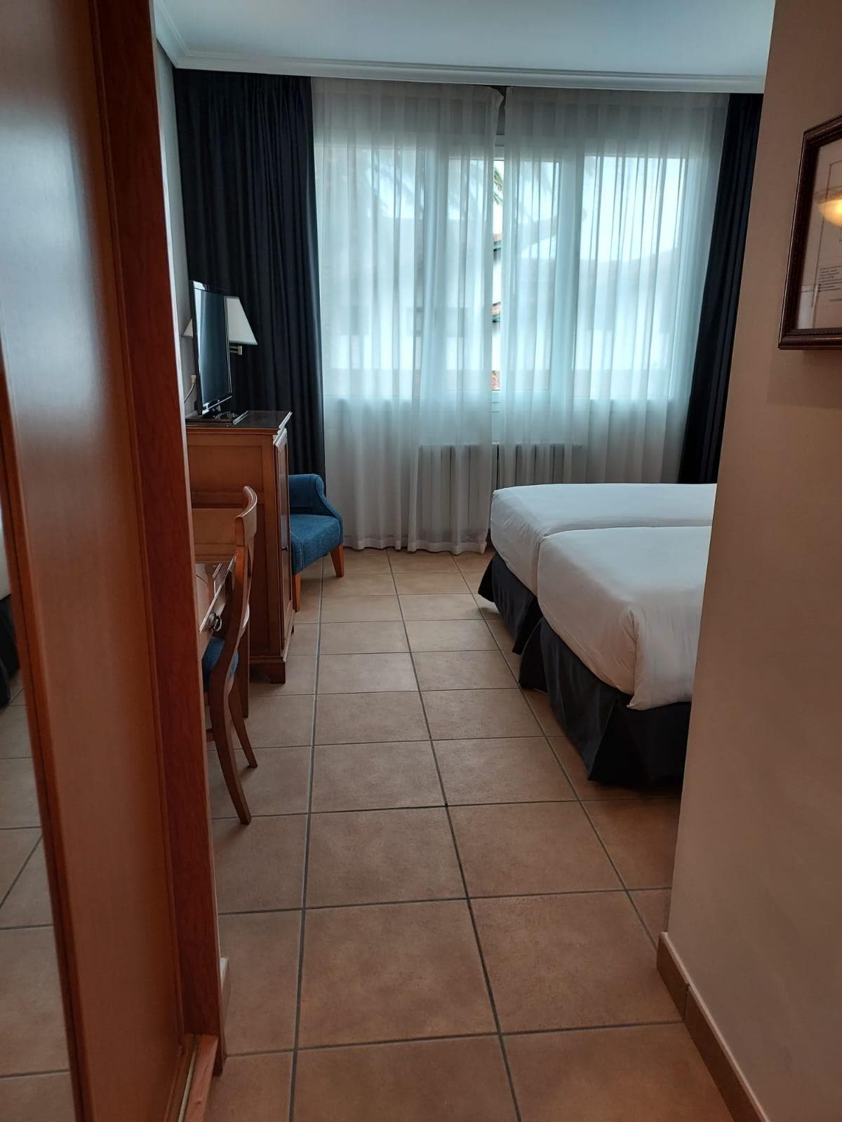 Entrée de la chambre 