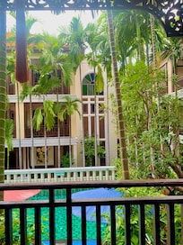 Vi havde værelse med balkon!🫶🏽