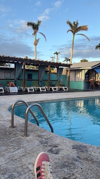 Swimming pool and bar areas