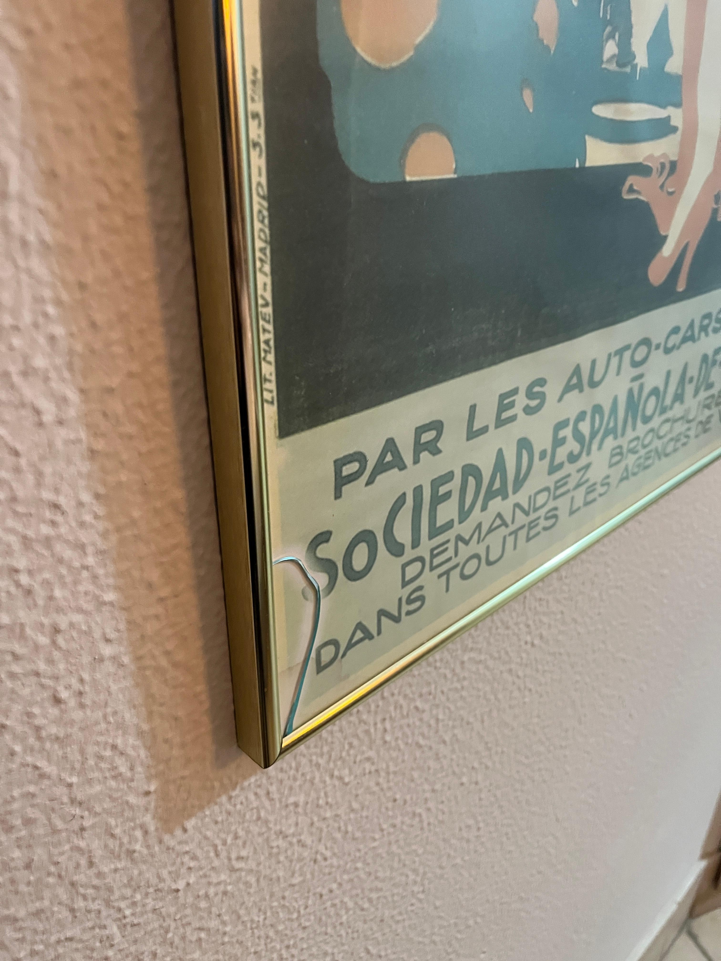 el cristal del cuadro estaba roto