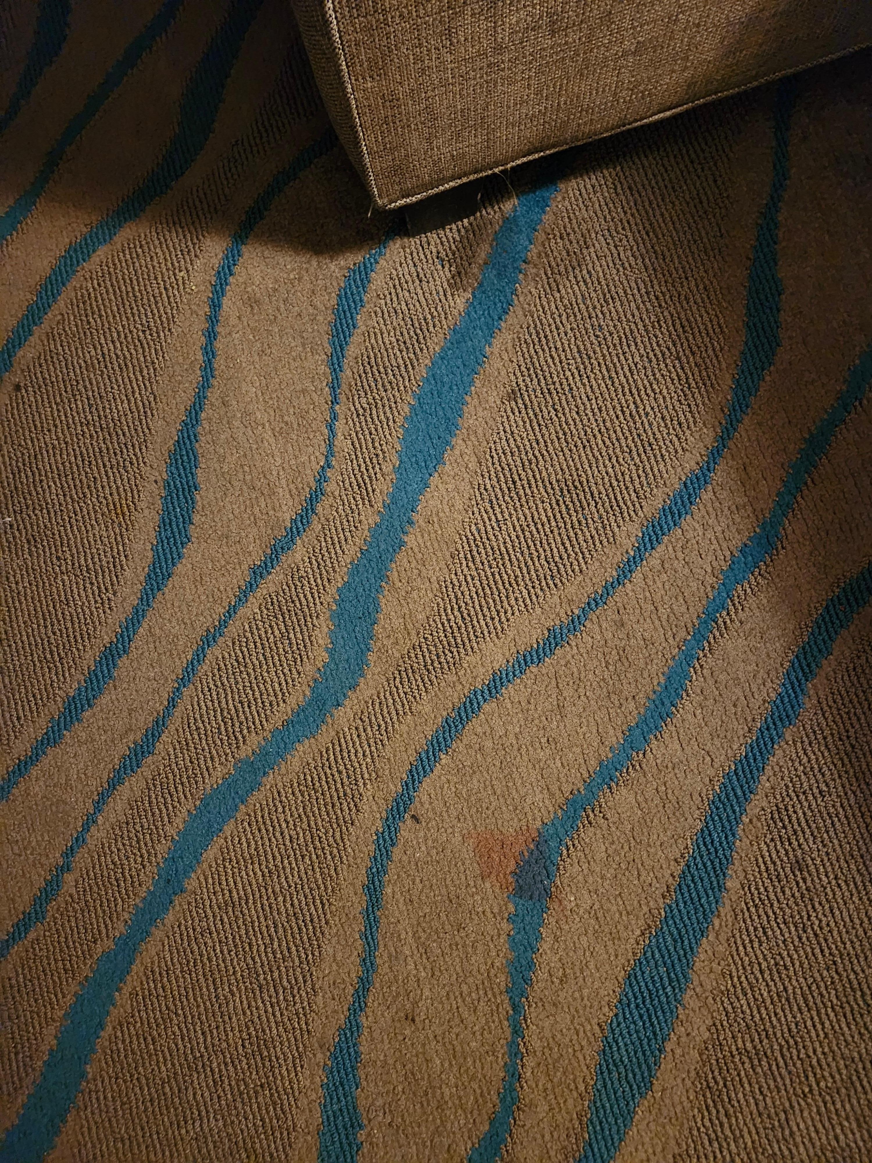 Carpet stains.