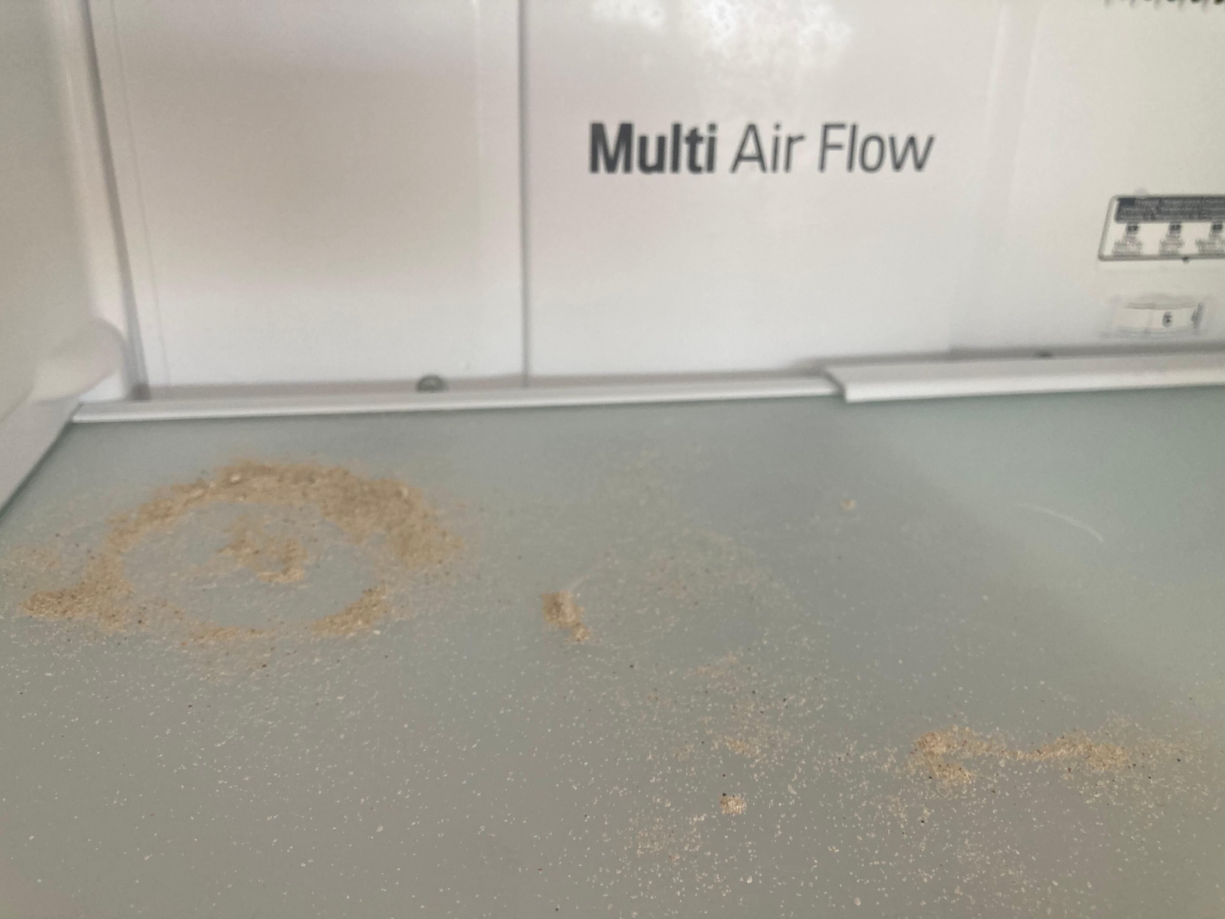 Sand i frysboxen…