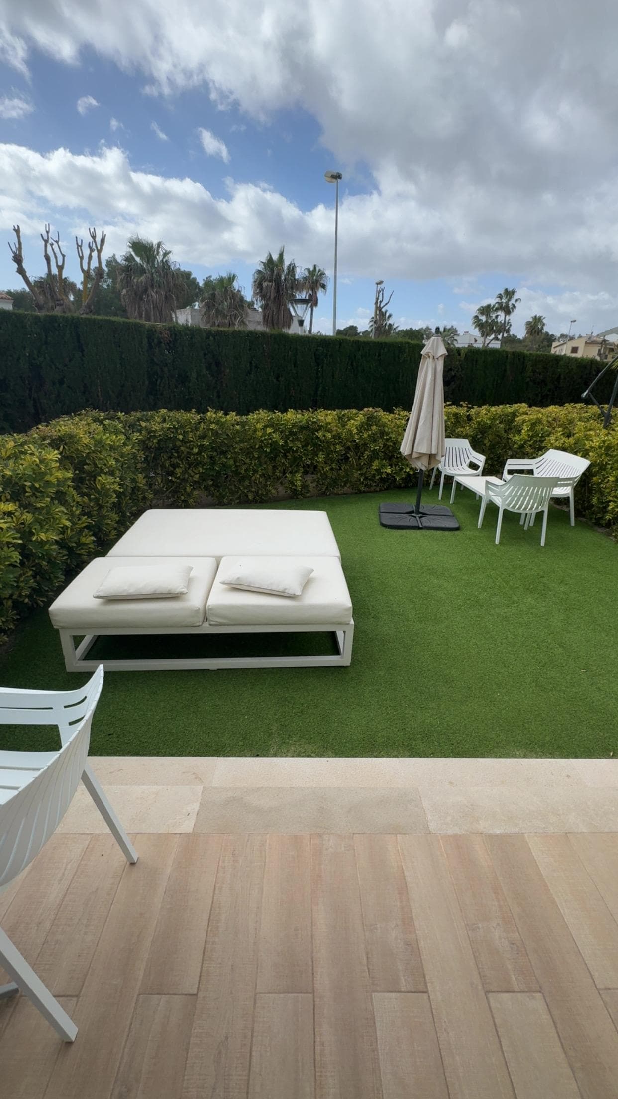 Garden room was perfect for a family of four