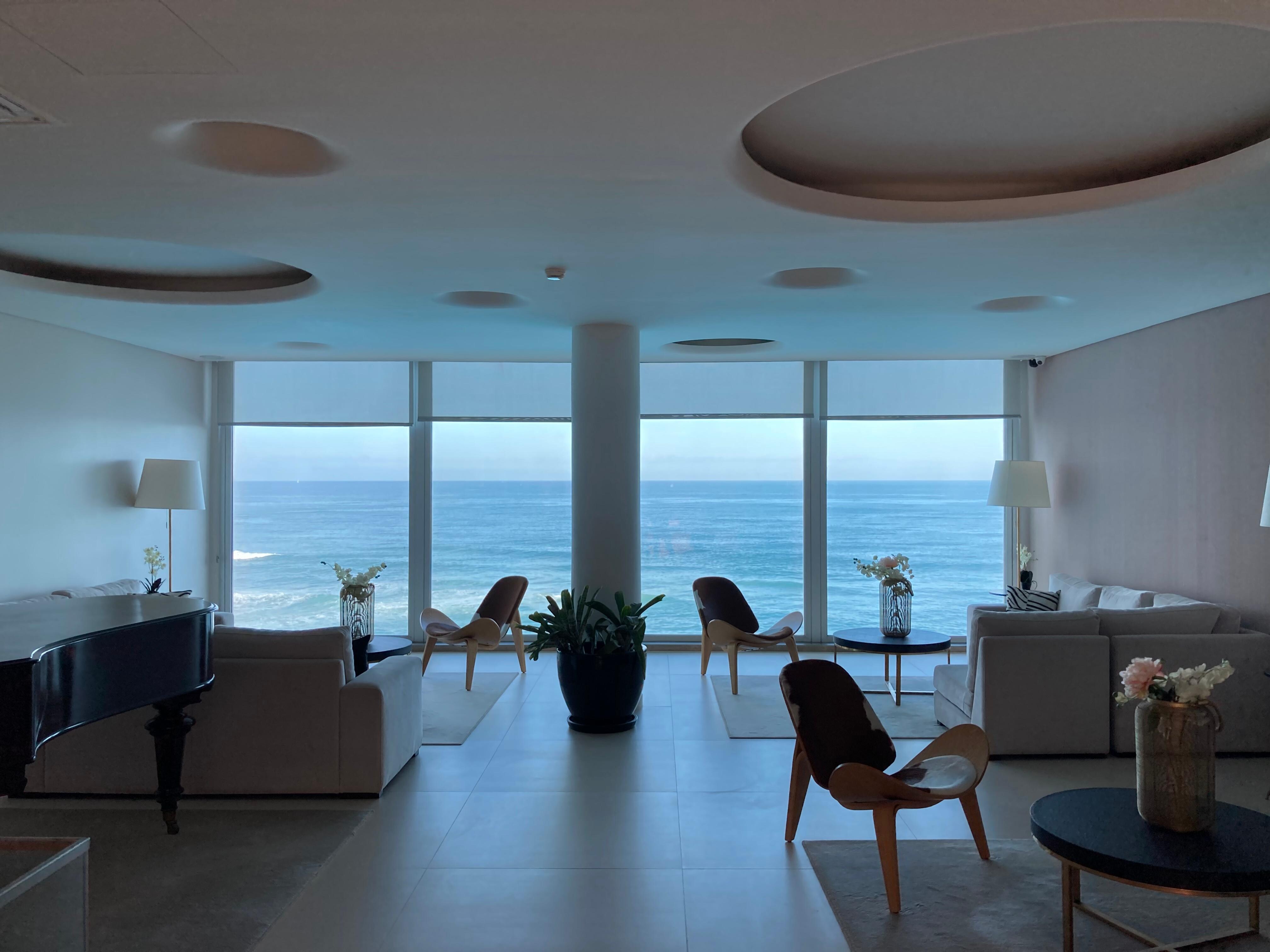 Sala de recepção do hotel 