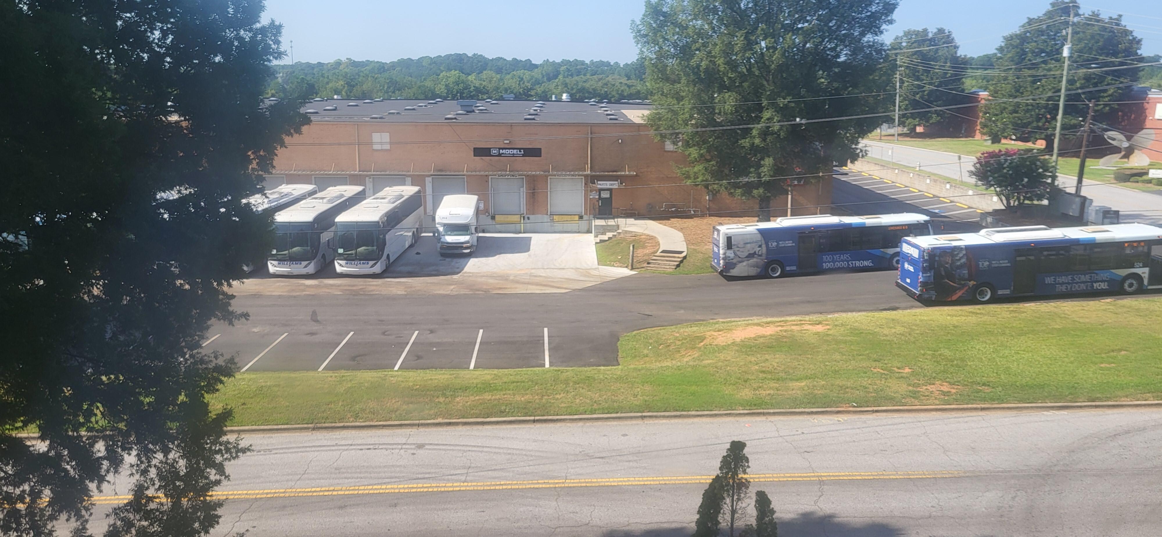 Bus company beside them. You hear busses all night long.