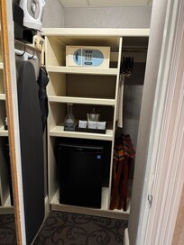 Closet with amenities